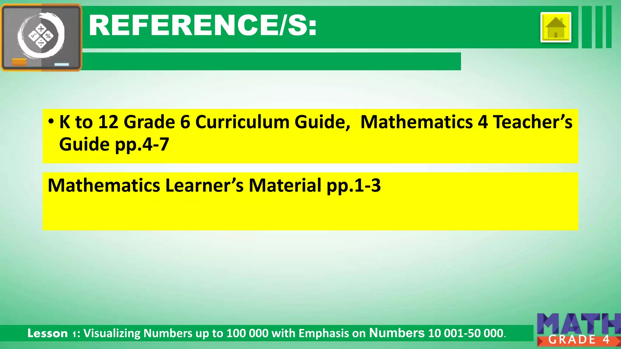 Math Grade 4 1st Quarter Lesson 1 | PPTX