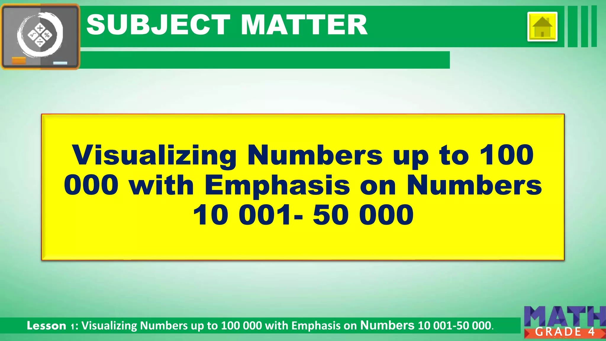 Math Grade 4 1st Quarter Lesson 1 | PPTX