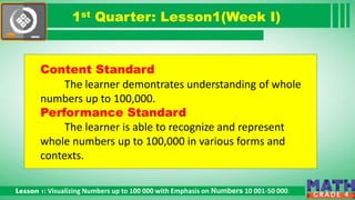 Math Grade 4 1st Quarter Lesson 1 | PPTX