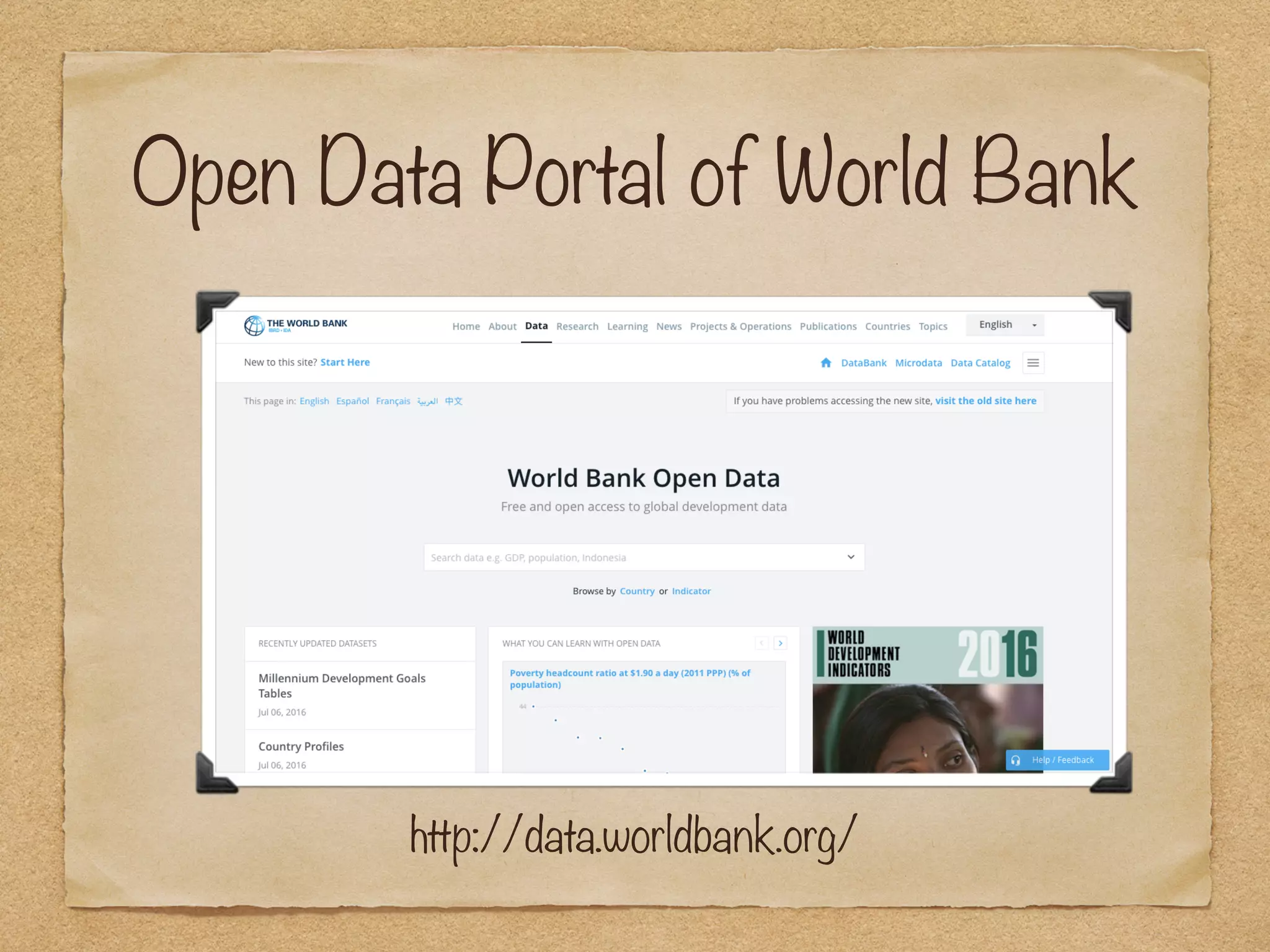 Lesson intro. Introduction to Open Data | PDF