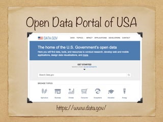 Lesson intro. Introduction to Open Data | PDF