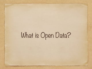 Lesson intro. Introduction to Open Data | PDF