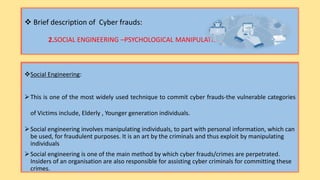 Lesson iv on fraud awareness (cyber frauds) | PPTX
