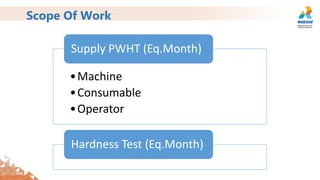 Lesson Learned Subcontracting Piping Work (Piping Fabrication, PWHT ...