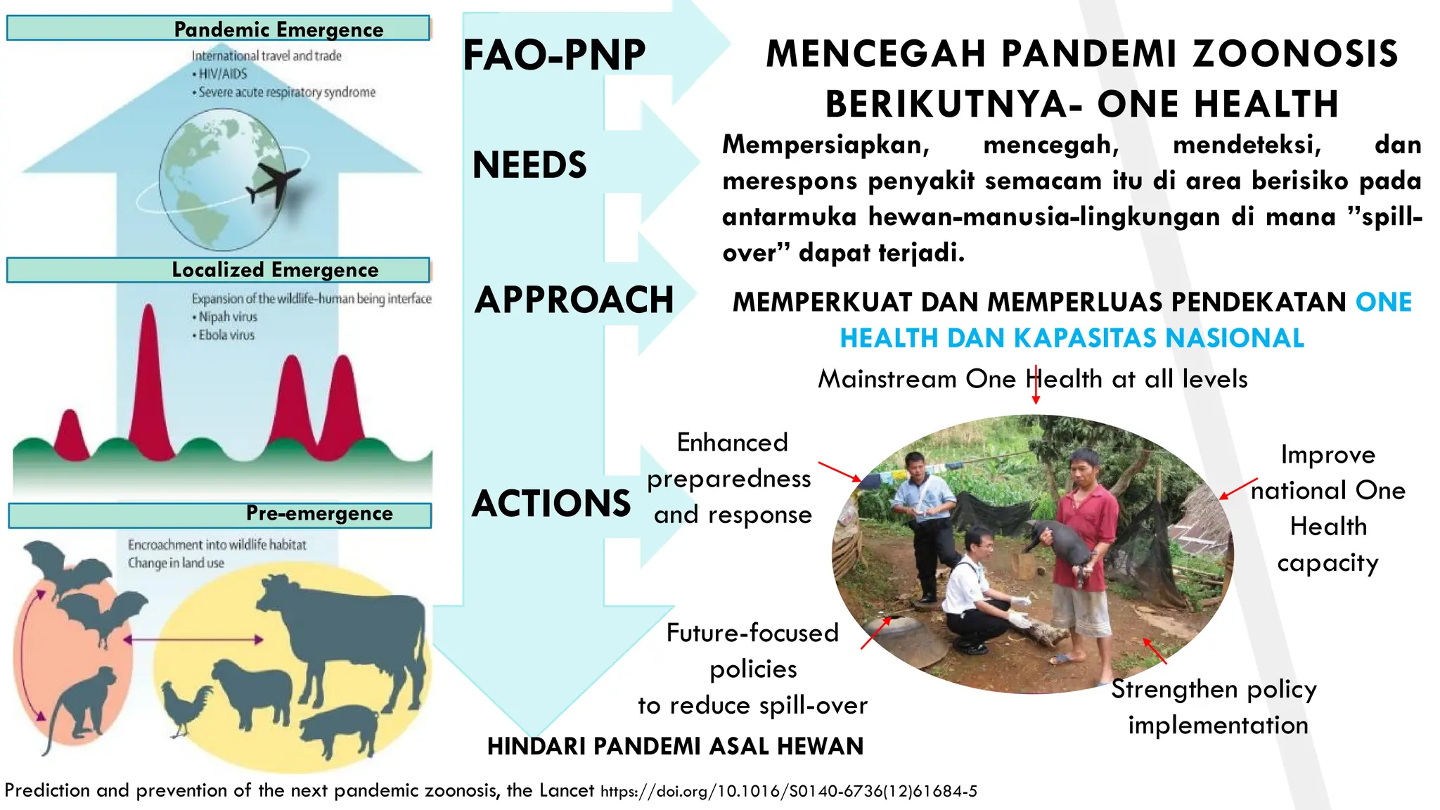 Lesson learnt Pendekatan One Health pada Kejadian AMR-AMU , EID ...
