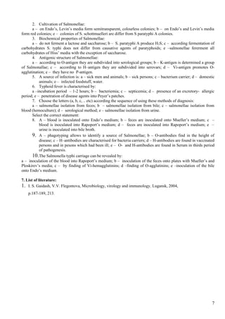 Bohomolets Microbiology Lesson #5 | DOC