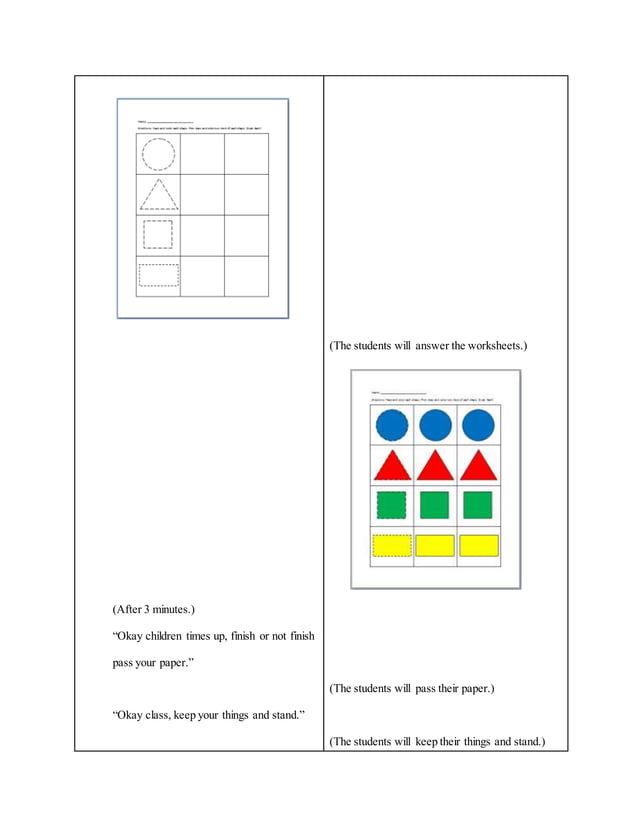 5 e's Detailed lesson plan for kindergarden | DOCX | Christianity ...