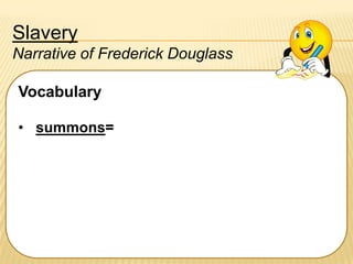 Slavery Module Lesson nine | PPT