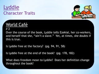 Lyddie: Lesson ninteen, Unit 1 | PPTX