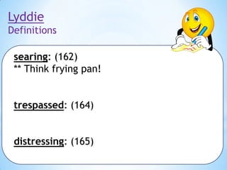 Lyddie: Lesson ninteen, Unit 1 | PPTX