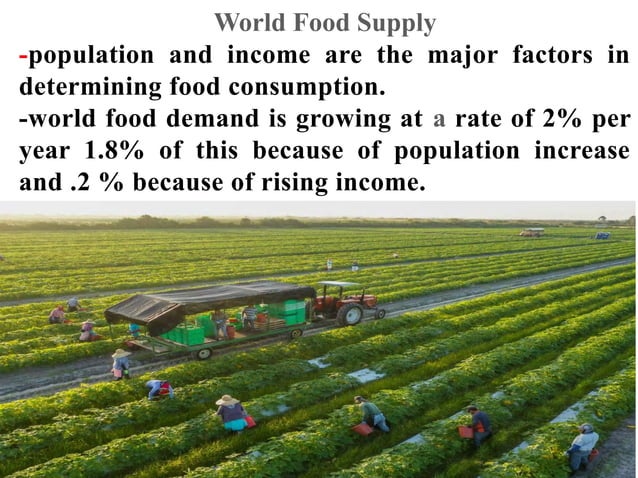 LlllllESSON NO. 10 WORLD FOOD SUPPLY.pptx | Free Download