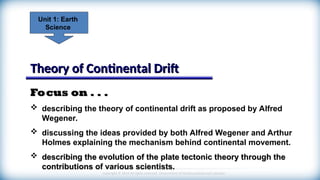 Alfred Wegener Continental Drift Theory.ppt