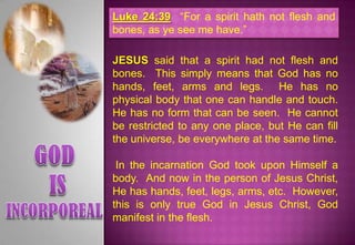 God is Spirit | PPTX | Christianity | Religion & Spirituality