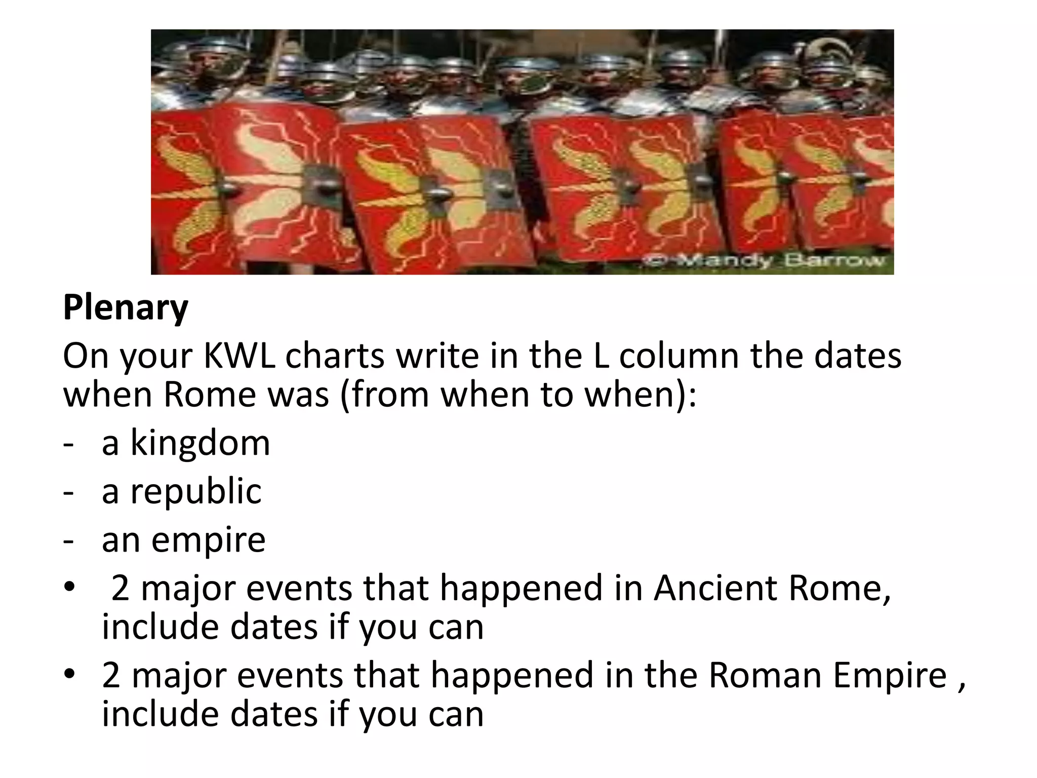 Lesson no 3 the roman empire the regent's | PPTX