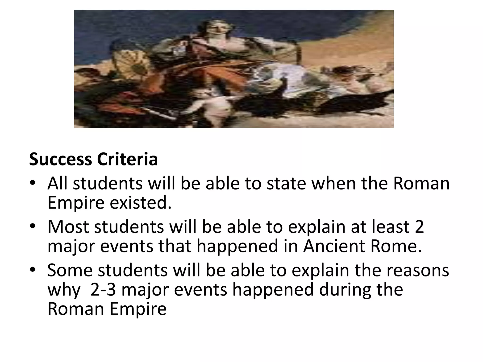 Lesson no 3 the roman empire the regent's | PPTX