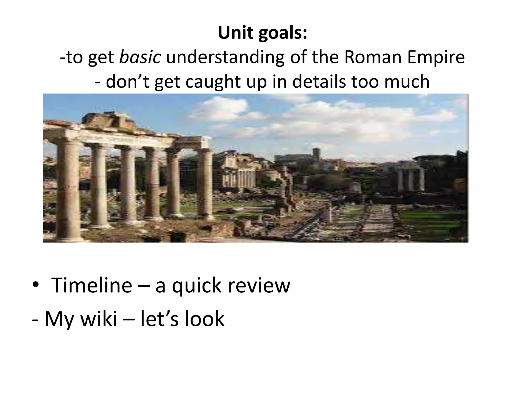 Lesson no 3 the roman empire the regent's | PPTX