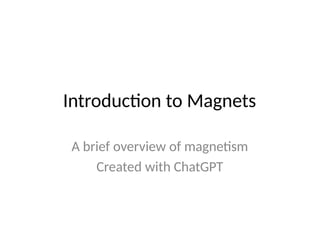 Lesson No 52 Introduction_to_Magnets.pptx