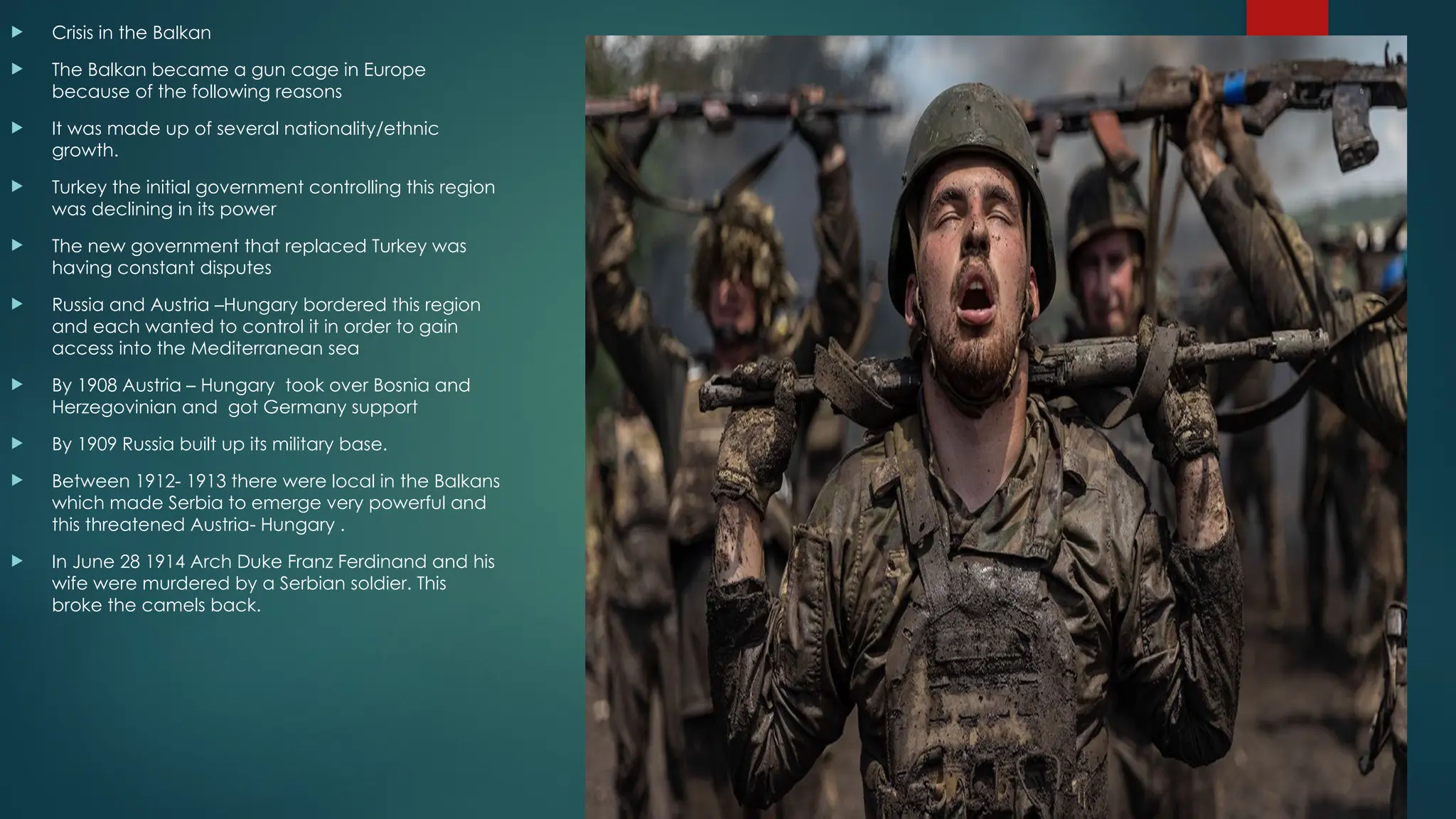 WORLD WAR 1: THE BEGINNING OF HUMANS SUFFERING | PPT
