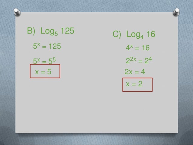 Common Logarithms