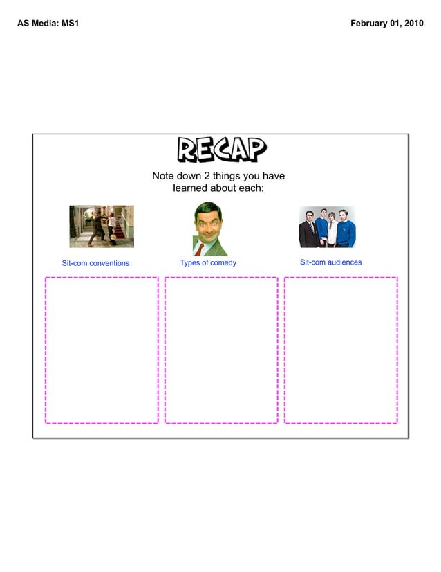 Sitcom Characters | PDF