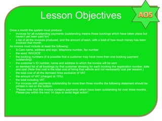 Lesson objectives unit 6 advanced databases | PPTX