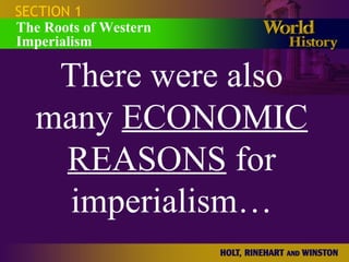 Lesson One - Introduction to Imperialism | PPT