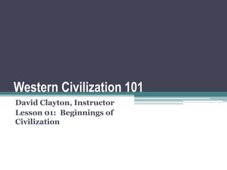 Lesson one beginnings | PPT