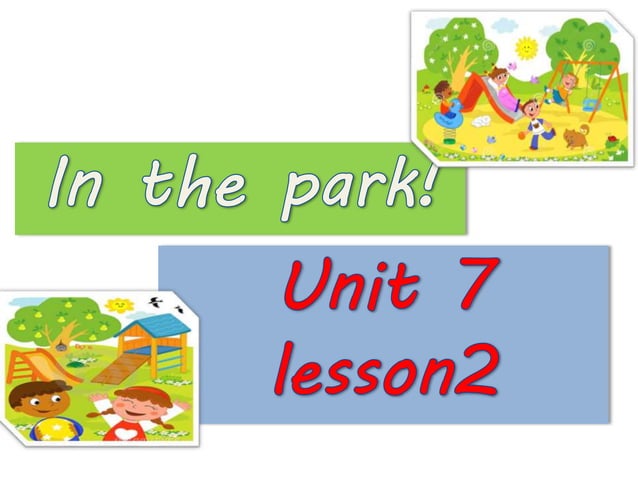 family and friends - in the park | PPTX