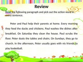 Lesson on Tenses of the Verb powerpoint | PPTX