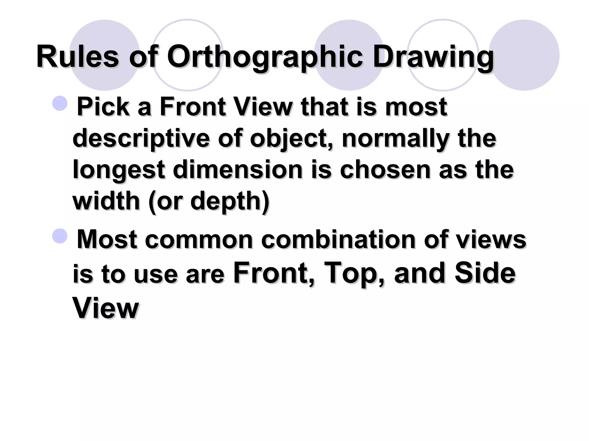 Lesson orthographic drawing | PPT