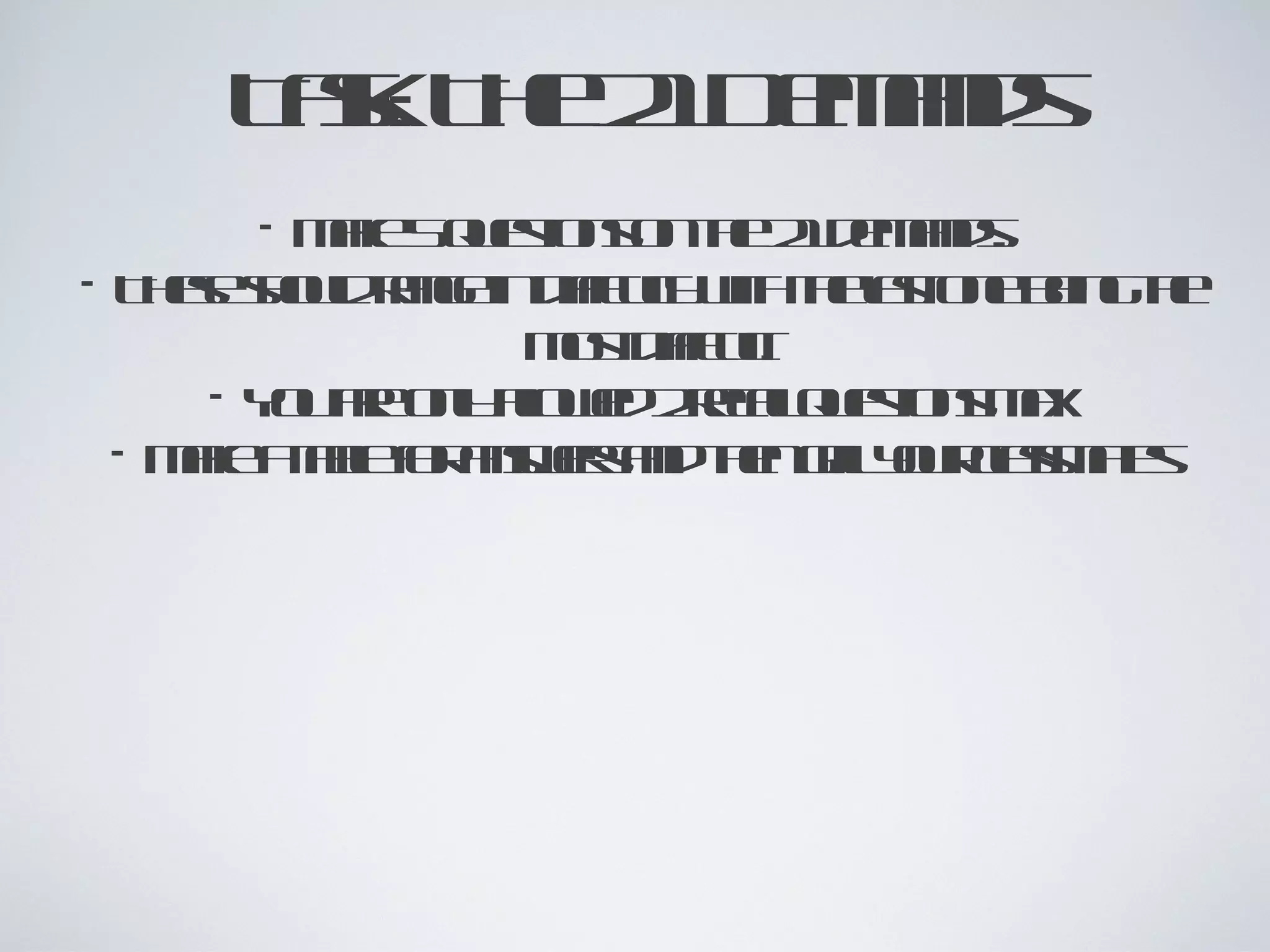 Lesson outline the 21 demands | PPT