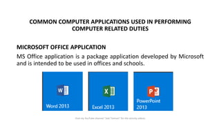 Lesson 2: Performing Computer Operations | PDF