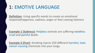 Lesson persuasive devices | PPTX
