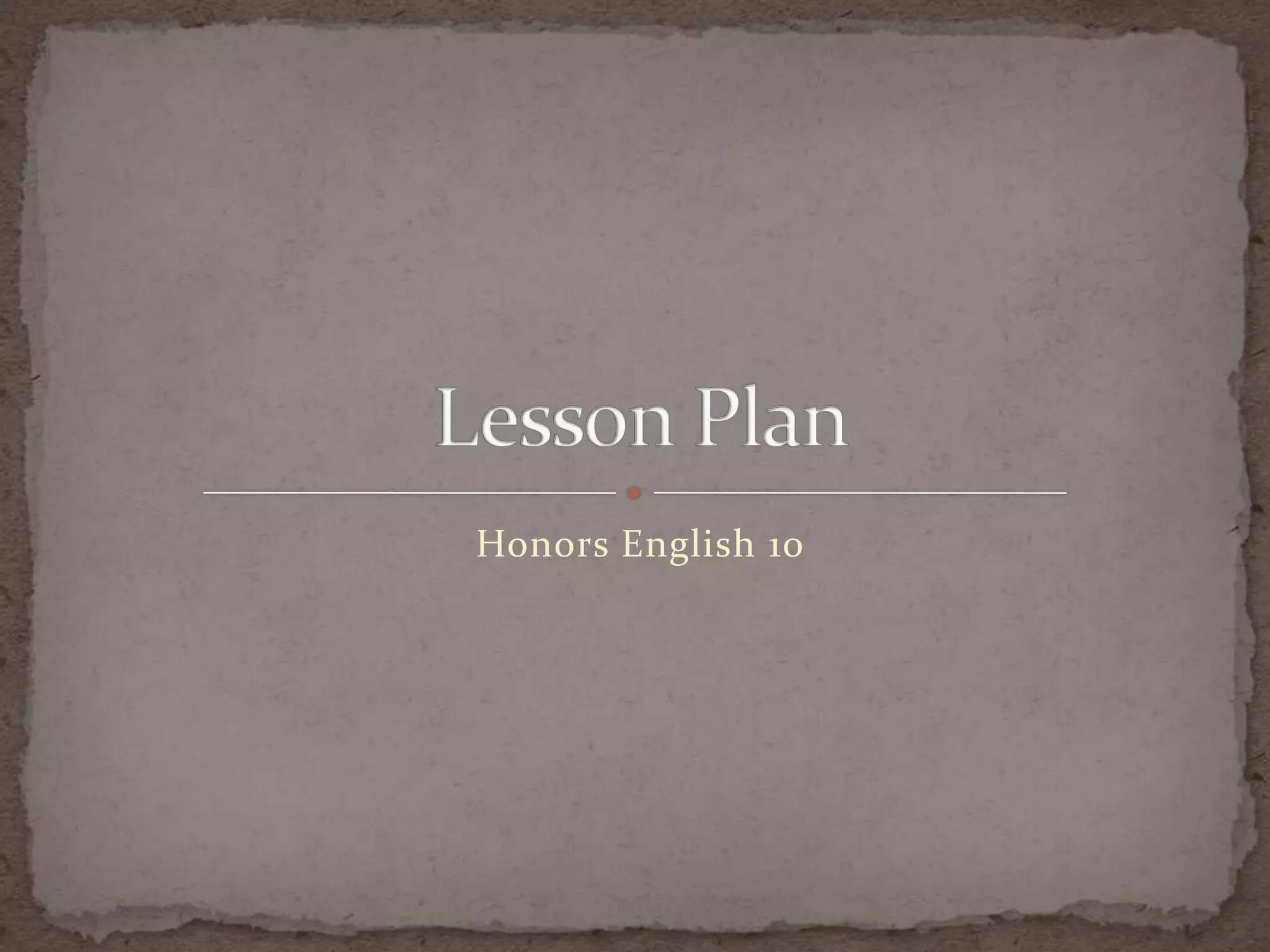 Lesson Plan | PPTX | Education