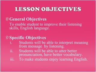 Lesson plan | PPT