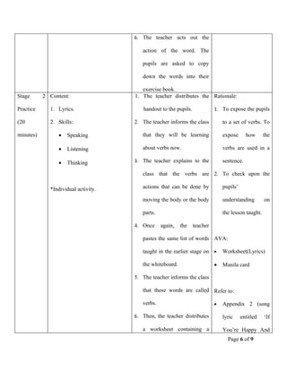 Listening Lesson Plan | PDF