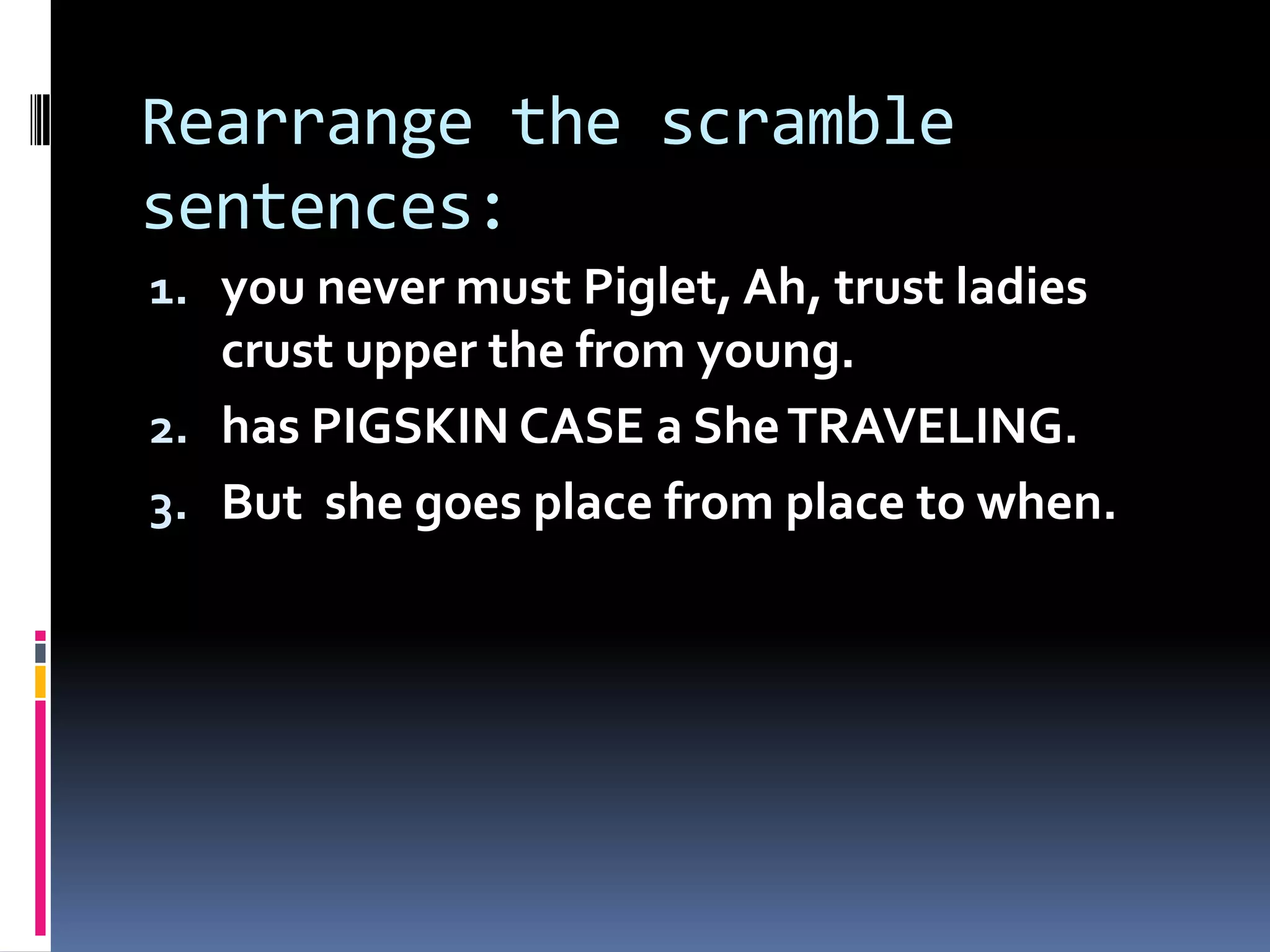 THE THREE LITTLE PIGS by ROALD DAHL | PPTX