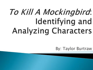 TKAM Character Lesson plan | PPTX