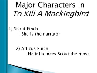 TKAM Character Lesson plan | PPTX