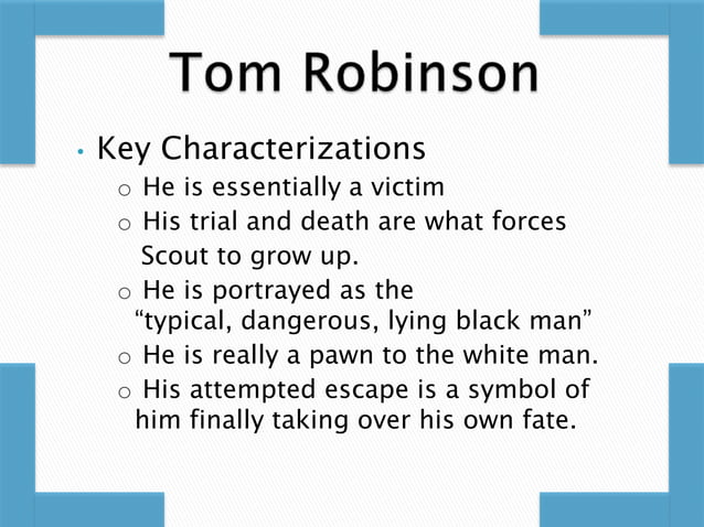 TKAM Character Lesson plan