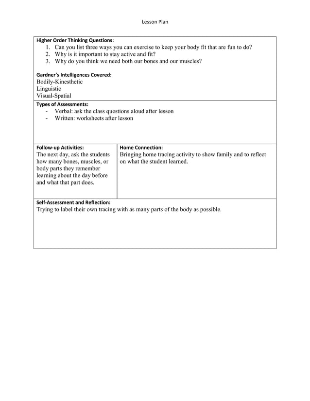 Lesson plan | PDF