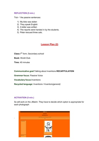 Lesson plan | DOCX