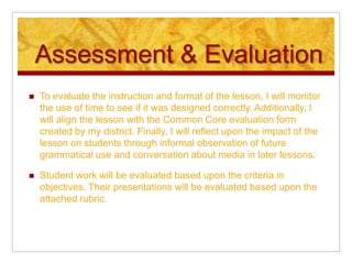 Lessonplan | PPTX | Educational Assessment | Education