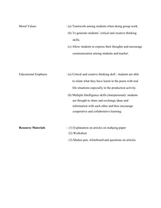 Lessonplan | DOCX
