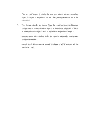 Lesson plan Congruence and Similarity | DOCX