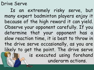 Badminton Serve | PPT