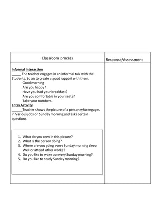 Lesson plan | PDF