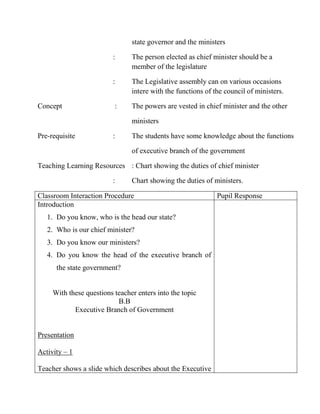 Lesson plan | PDF