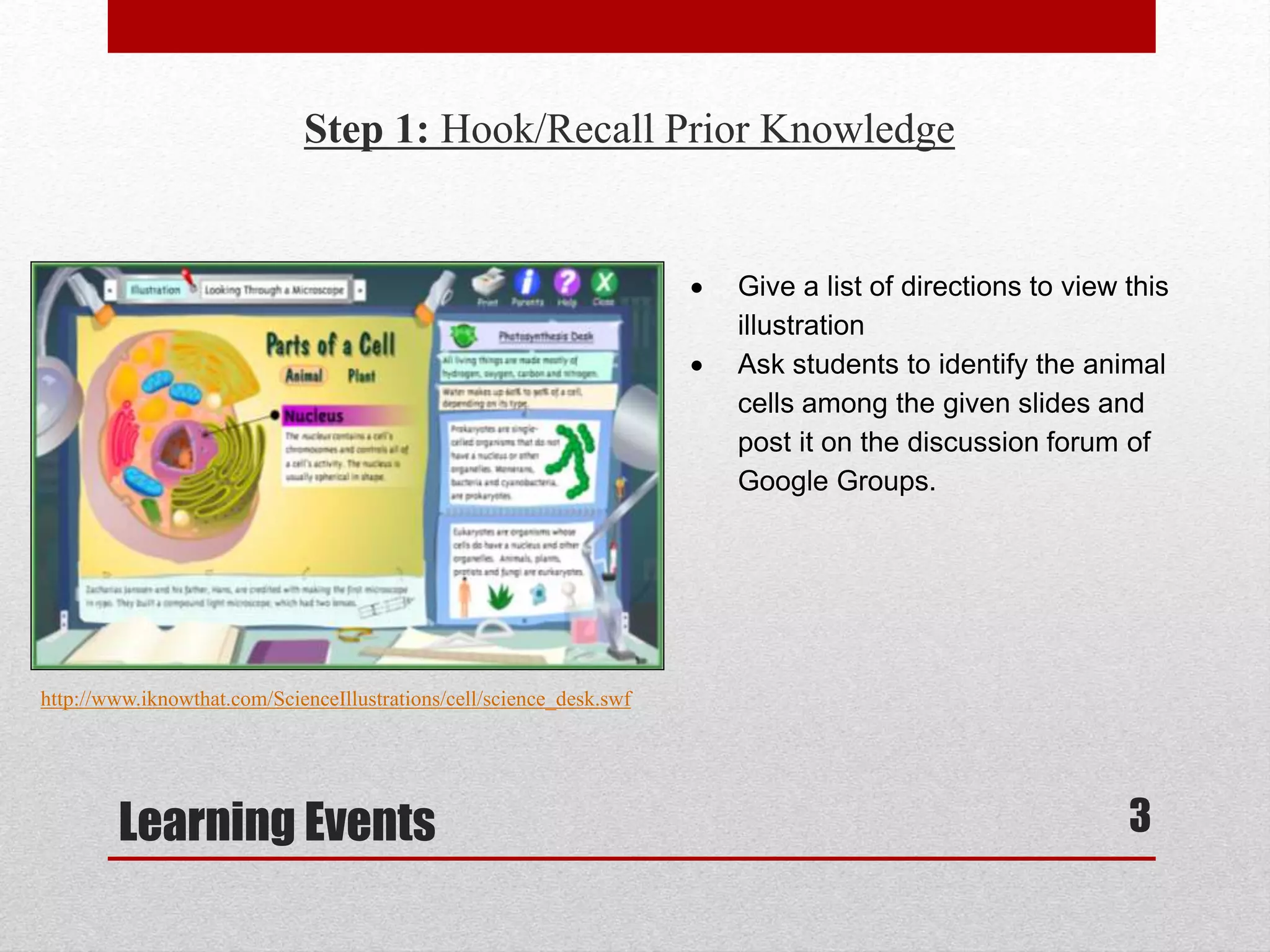 Eukaryotic Cells -Brief Online Lesson Plan | PPTX | Biological Sciences ...