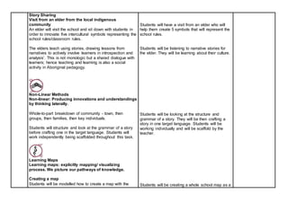 Artefact indigenous education assessment task 4 | DOCX